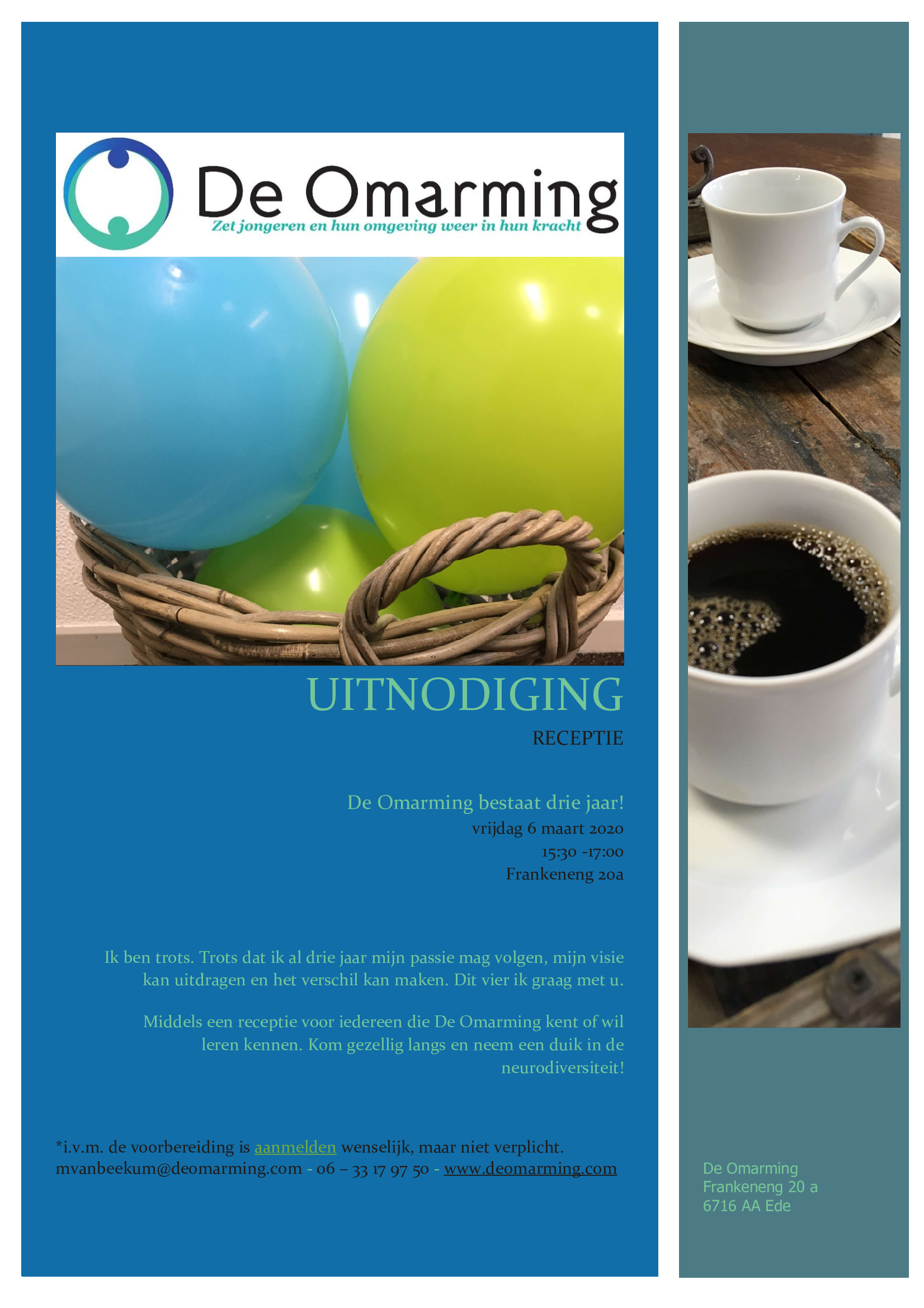 De Omarming - Nieuws